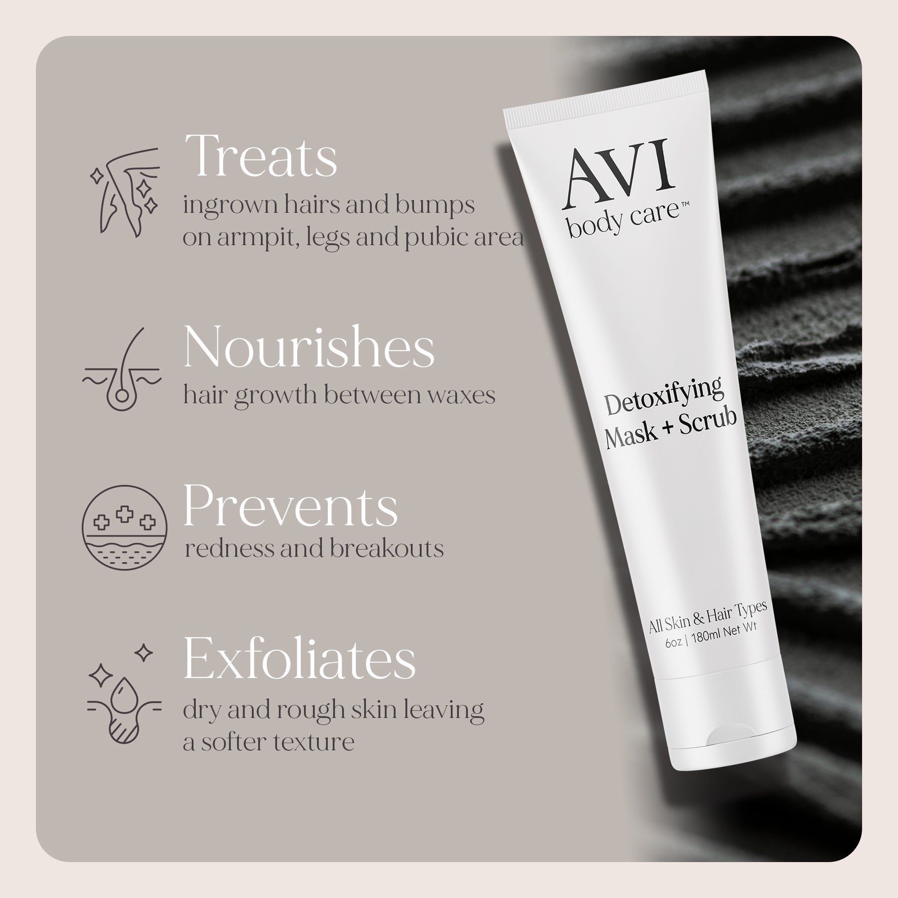 Avi Body Care | Ingrown Hair & Dead Skin Treatment
